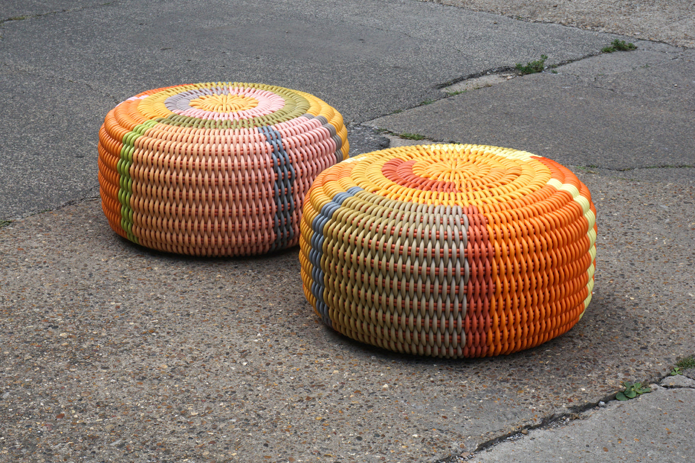 Custom Wide Ottomans, 2020 - SHORE